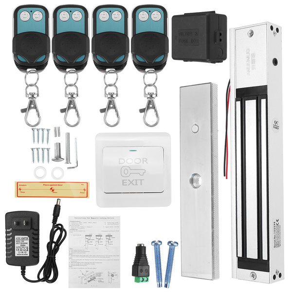 12V 600lbs Door Access Control System With Electric Magnetic Door Lock+ ...