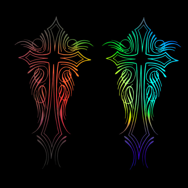 2pcs Set 9'' 23cm Cross Pinstripe Pinstriping Pinstripe Motorcycle ...