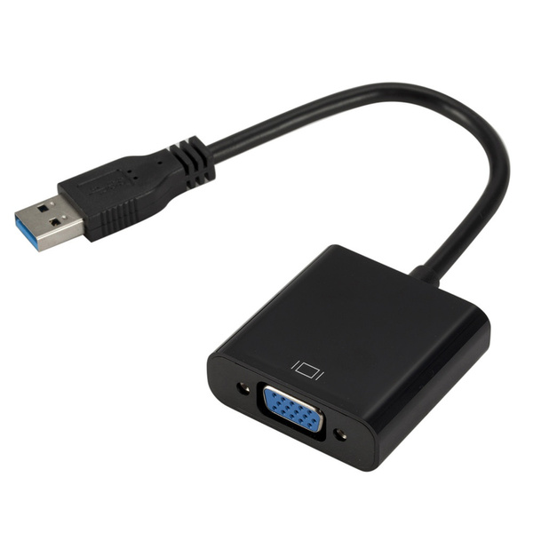 VGA Adapter External USB 3.0 to VGA Video Cable Multi Display Converter ...