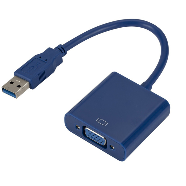 VGA Adapter External USB 3.0 to VGA Video Cable Multi Display Converter ...