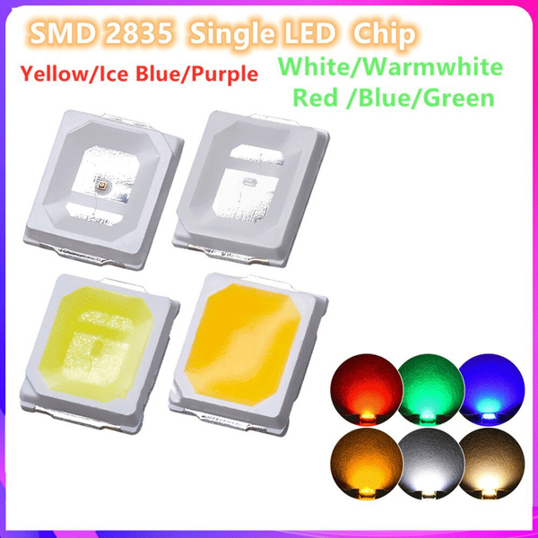 1000pcs Smd 2835 (1210) Led Red Yellow Green Warm White Blue UV Light ...