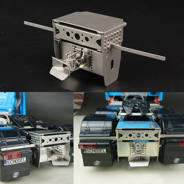 Heavy Stainless Steel Tail Beam Traction Hook Set for 1/14 Remote ...