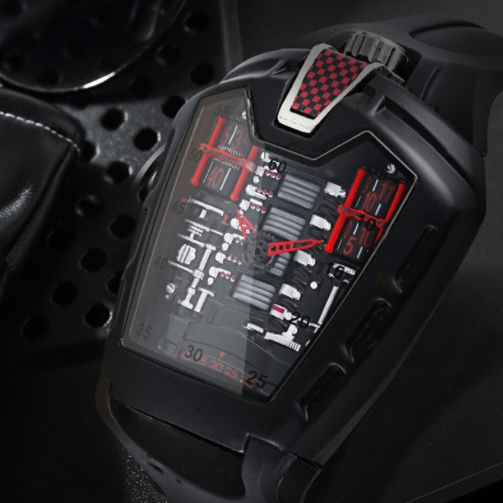 New Design Fashion Watch Teens Mens Racing Car Mechanical Style 6 ...