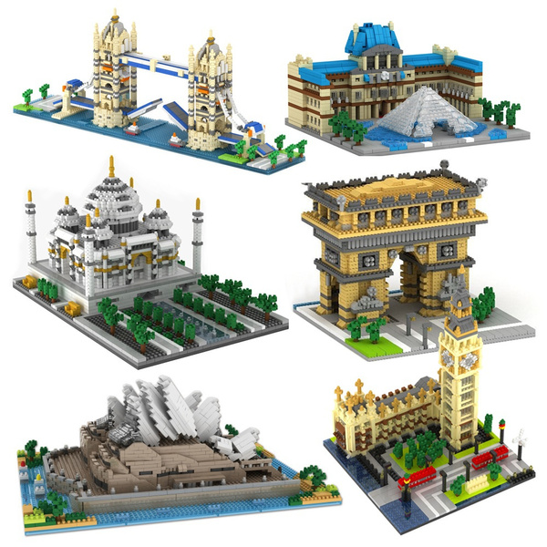 2000pcs YZ World Famous Architecture Buildings Diamond Tiny Blocks ...