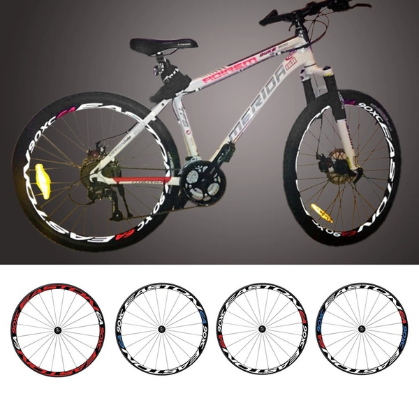 Bicycle Part Cycling MTB Bike Multicolor Bicycle Decals Reflective ...