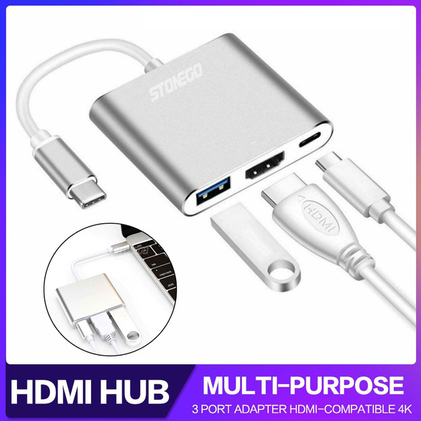 HDMI Digital Type C Adapter Multiport Hub Type C to HDMI Video ...