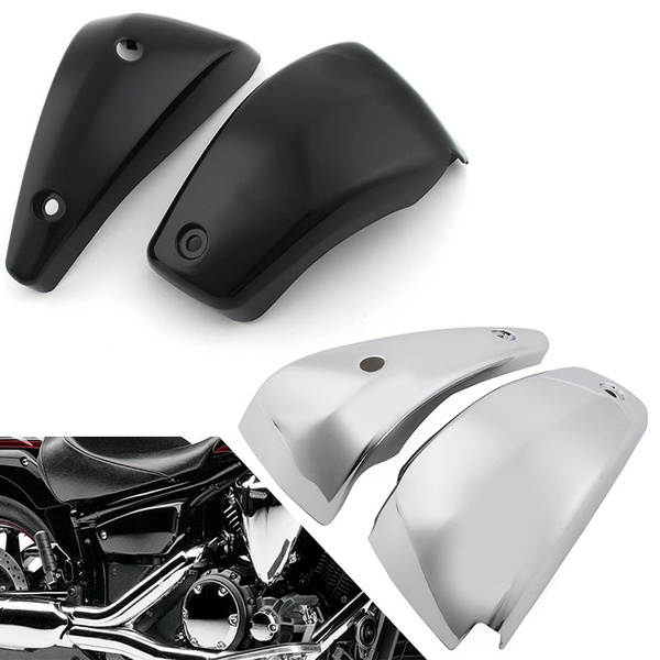 1Pair Motorcycle Side Guards Covers Side Battery Covers Right & Left ...