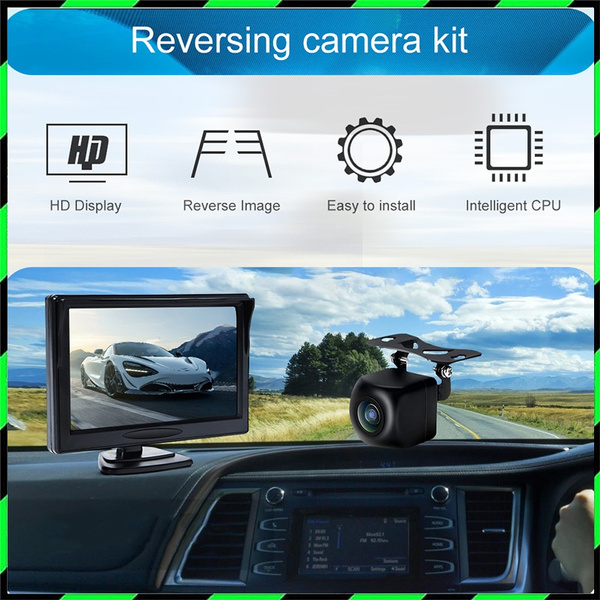 Full HD Reversing Camera Kit, Reverse Camera with 5 Inches Night Vision ...