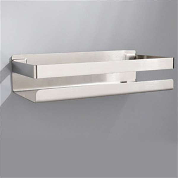 Shelf Stainless Steel Shower Rack Corner Shelf Square Bath Shower Wall ...