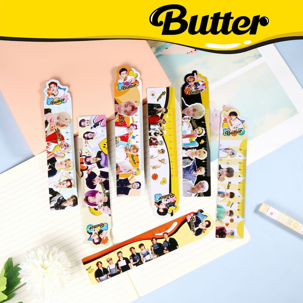 new K-POP BTS New Album Butter Measuring Ruler Fans ARMY Gifts Student ...