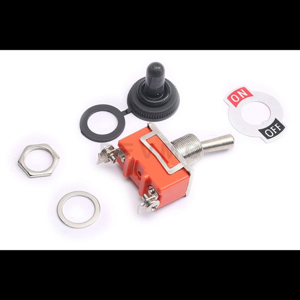 2PCS 12V Heavy Duty Toggle Flick Switch ON/Off Car Boat SUV Dash Light ...