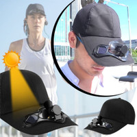 Solar Powered Cooling Cap, Solar Powered Cooling Fan For Baseball Caps ...