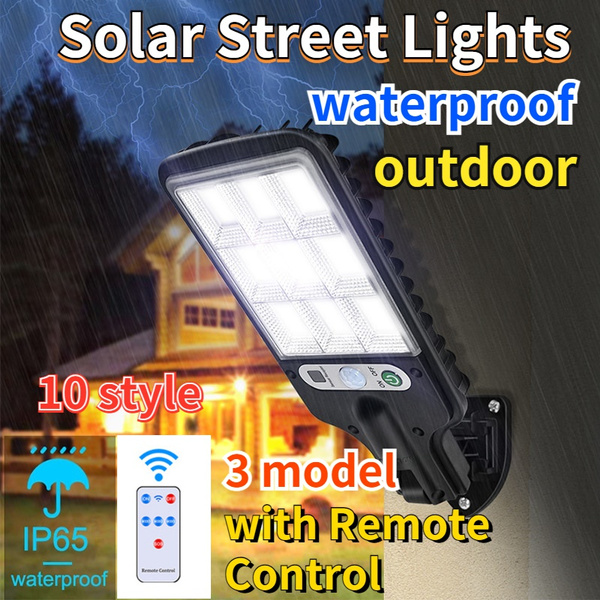 2022 New Solar Street Lights Outdoor LED Lamp Wireless Waterproof Solar ...