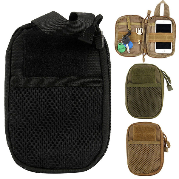 Compact Pocket Organizer Pouch Small Waist Bag Pouch Tactical MOLLE EDC ...
