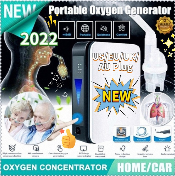 2022New Upgrade Oxygen Concentrator Household Portable Oxygen Machine ...