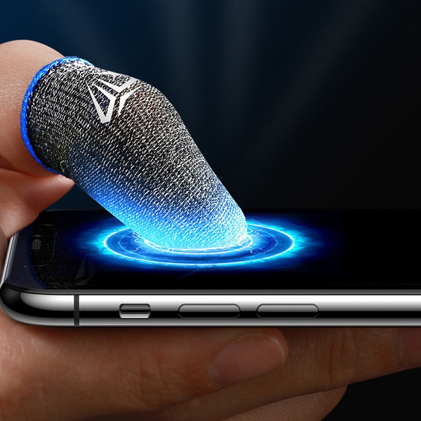 NEW Gaming Finger Sleeve Game Controller Sweatproof Gloves Breathable ...