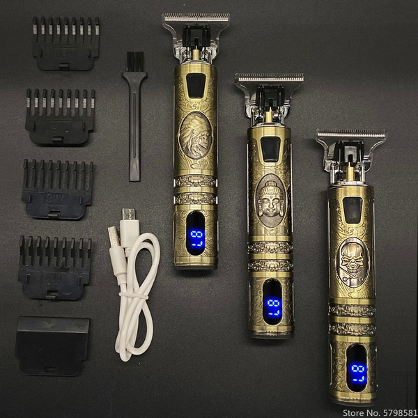 Electric Hair Clipper Rechargeable Shaver Beard Trimmer Professional ...