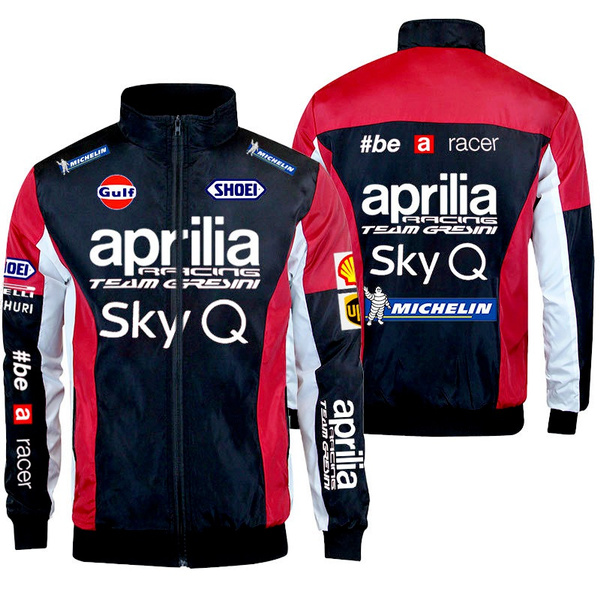 To Be A Racer Aprilia F1 Racing Team Jacket Men's Stand Collar ...