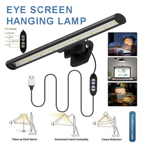 Screen E-Reading Monitor Light LED Task Lamp USB Powered For Laptop 3 ...