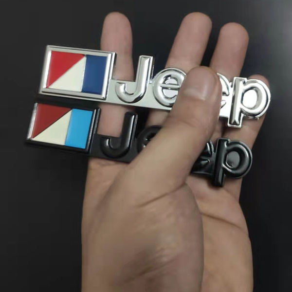 3D metal chrome car sticker 4WD logo badge decal car body sticker ...