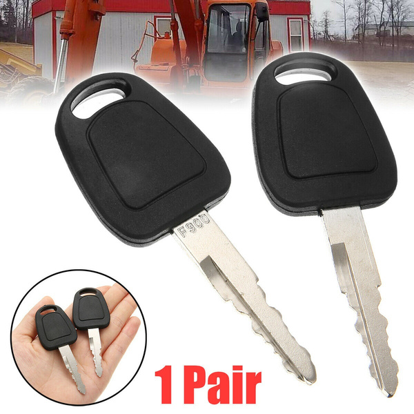 1Pair Equipment Excavator Replacement Ignition Key fit for Doosan ...