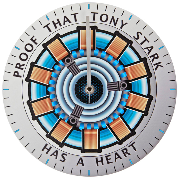 Iron Man Arc Reactor Proof That Tony Stark Has A Heart Clock | Wish
