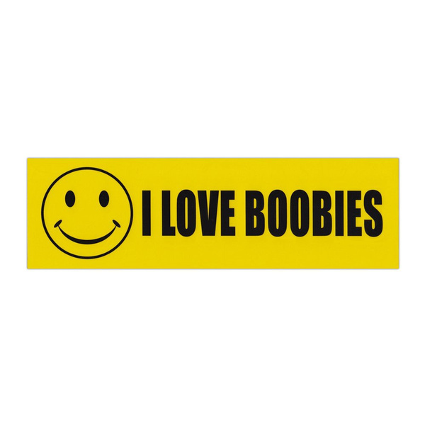 Prank Magnet I Love Boobies Great For Funny Pranks Gags Practical Jokes 10 X 3 Magnetic