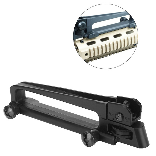 Tactics AR15 M4 M16 Rear Front Sight Carry Handle PicMount Detachable ...