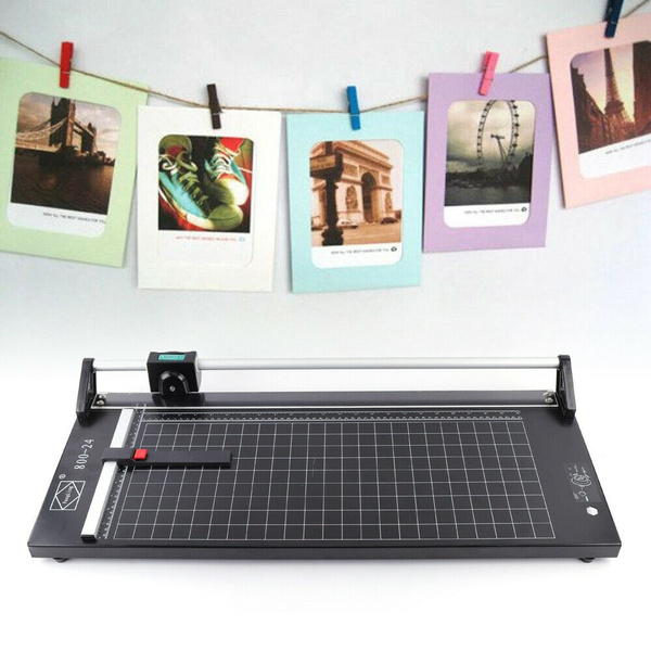 24" Sharp Photo Paper Cutter Manual Precision Rotary Paper Trimmer with ...