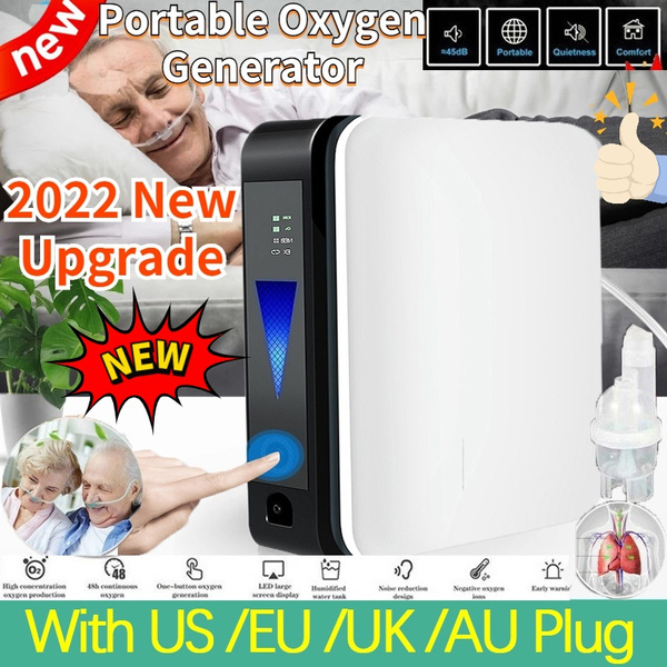 2022New Upgrade Oxygen Concentrator Household Portable Oxygen Machine ...