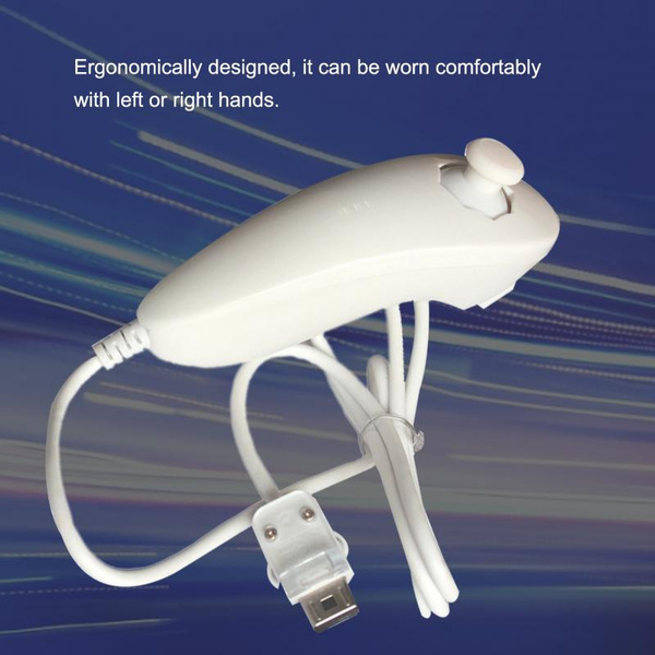 Nunchuk Video Game Controller Joystick Remote For Wii Gamepad Console ...