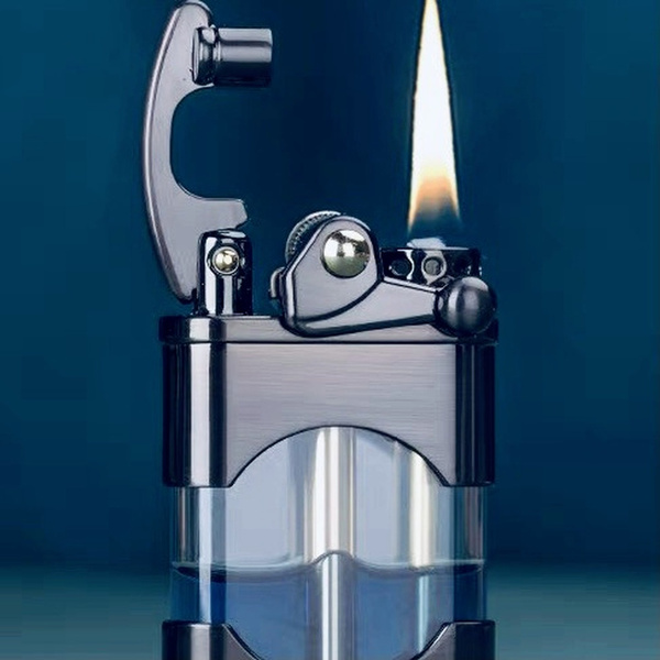 Classic Retro Industrial Style Windproof Metal Kerosene Lighter ...