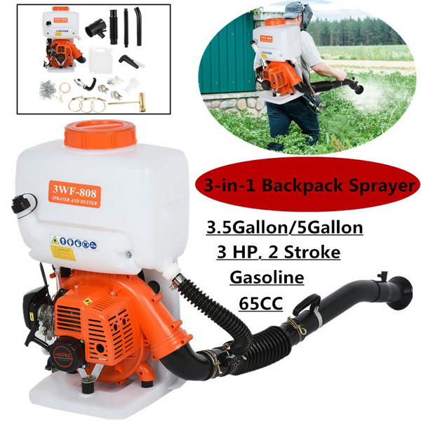 3.5 Gallon/5Gallon Backpack 3-in-1 Fogger Blower Duster Leaf Blower ...