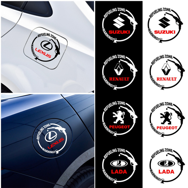 New Fashion Car Fuel Tank Stickers Waterproof and Draining Design Sense ...
