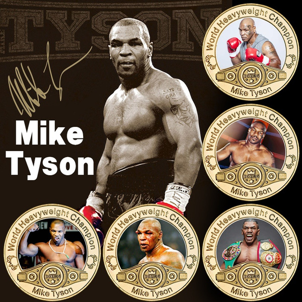Boxing King Gold Plated Commemorative Coin World Heavyweight Champion ...