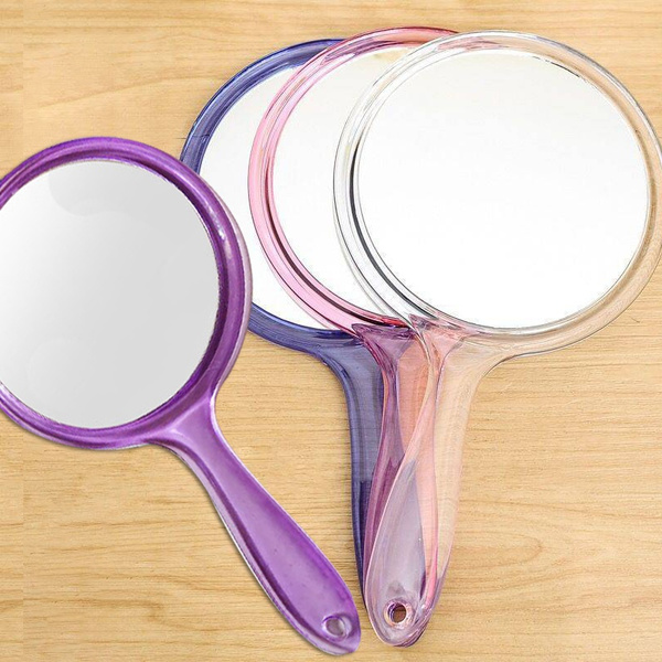 Hand Mirror Double-sided Handheld Mirror 1x/3x Magnifying Mirror With ...