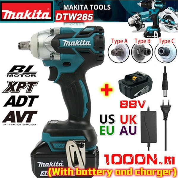 【2022 New Top Quality Makita】 DTW285 18V Impact Wrench 1000 N.m 1/2 ...
