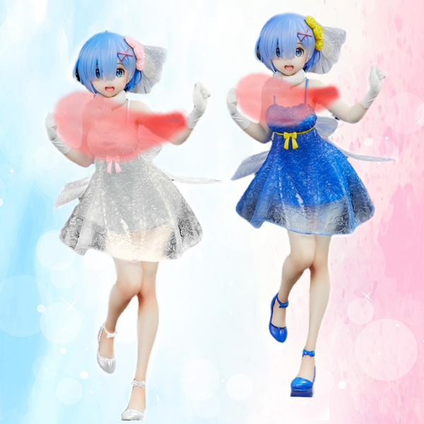 23cm Re Zero Starting Life in Another World Rem Clear Dress PVC Action ...