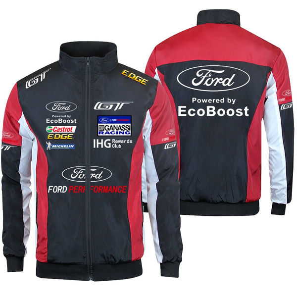 Ford GT Le Mans 24 Hours Racing Anniversary Racing Team Jacket Men's ...