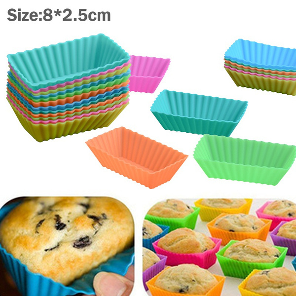 4 Pieces of Cake Mold Jelly Baking Mold Cupcake Maker Muffin Cup ...