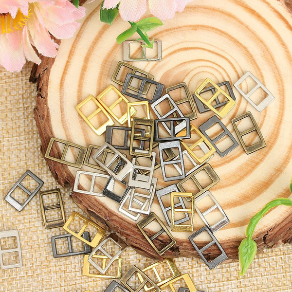 20Pcs 5mm Mini Metal Buckles Belt Buckle for DIY Doll Buttons Stuffed ...