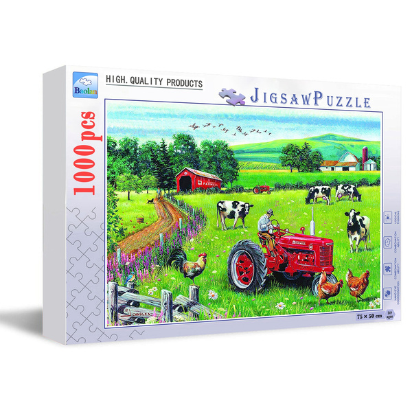 New Arrival Factory Farmall Tractor Big Red Barn Farm Animals 1000 ...