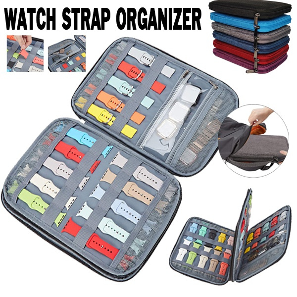 Multifunction Portable Watch Strap Organizer Watch Band Storage Bag ...
