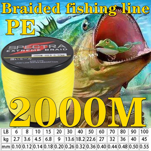 New Japan Super 500M/1000M/2000M PE braided line deep sea fishing line ...