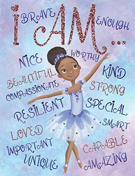 I Am: Positive Affirmations | Coloring Book for Young Black Girls ...