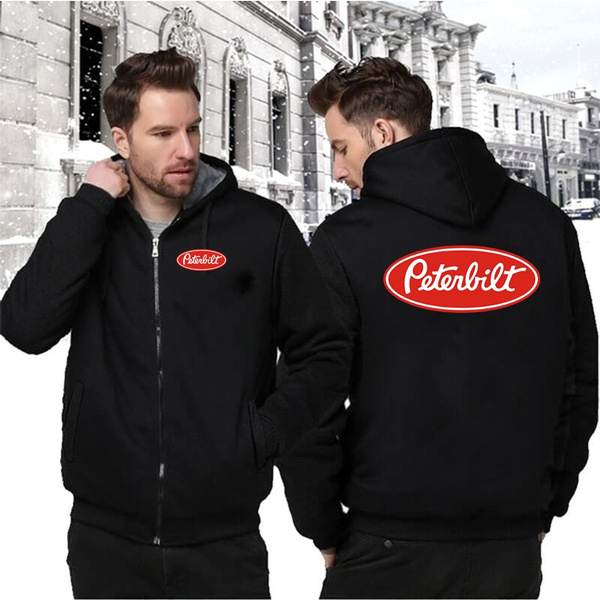2021 New Funny Peterbilt Printed Thicken Hoodie Men Women Warm Hoodie ...
