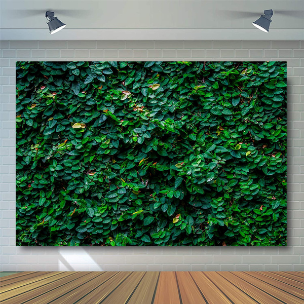 Green Leaves Photography Backdrop Photo Background Party Vinyl Green ...