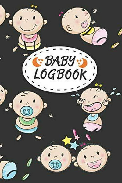 Baby Logbook: Baby eat sleep and poop journal polka dot gift newborn ...