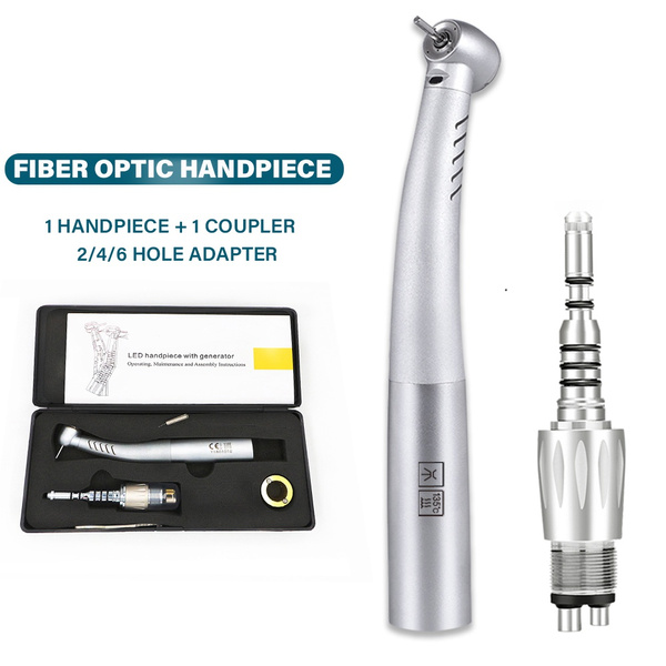 Dental Fiber Optic Handpiece LED Standard Head Turbine Fit KAVO ...