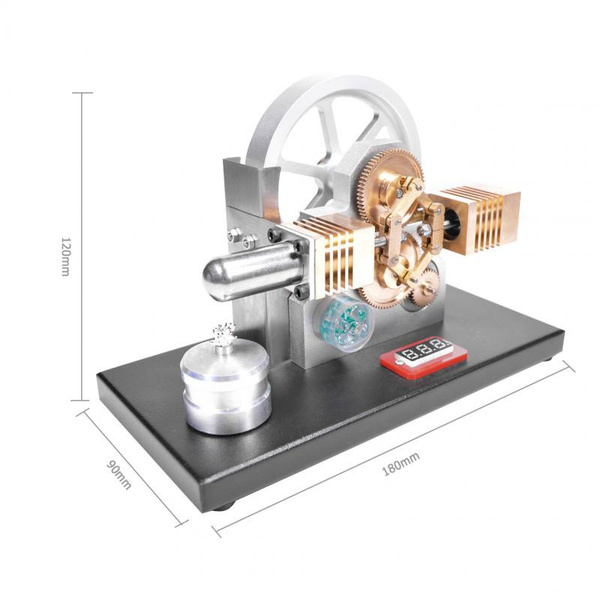 Engine Stream Motor Educational Mini Toy Model Air Power Experiment ...